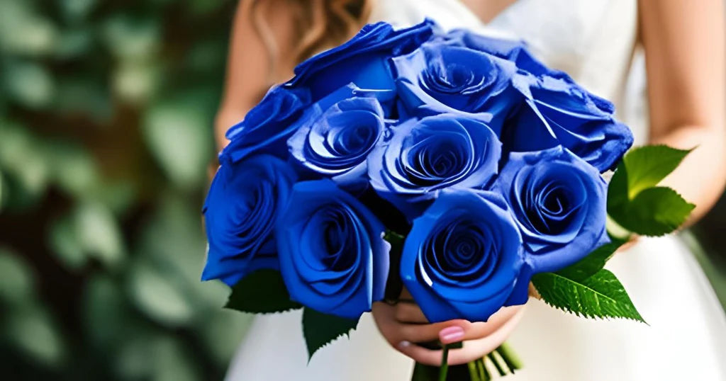Dozen Blue Roses – Vitae Roses